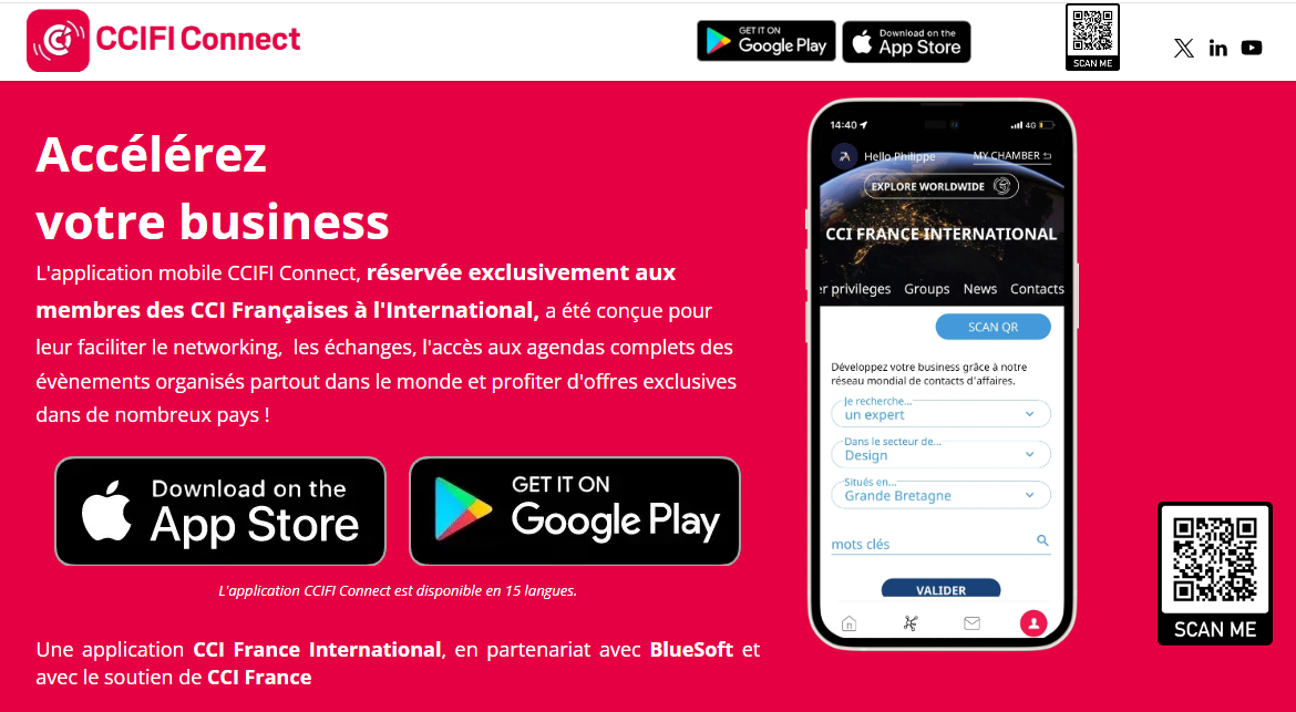 Notre appli CCIFI Connect | CCI France Belgique